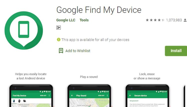 google find my device > Metrojournal